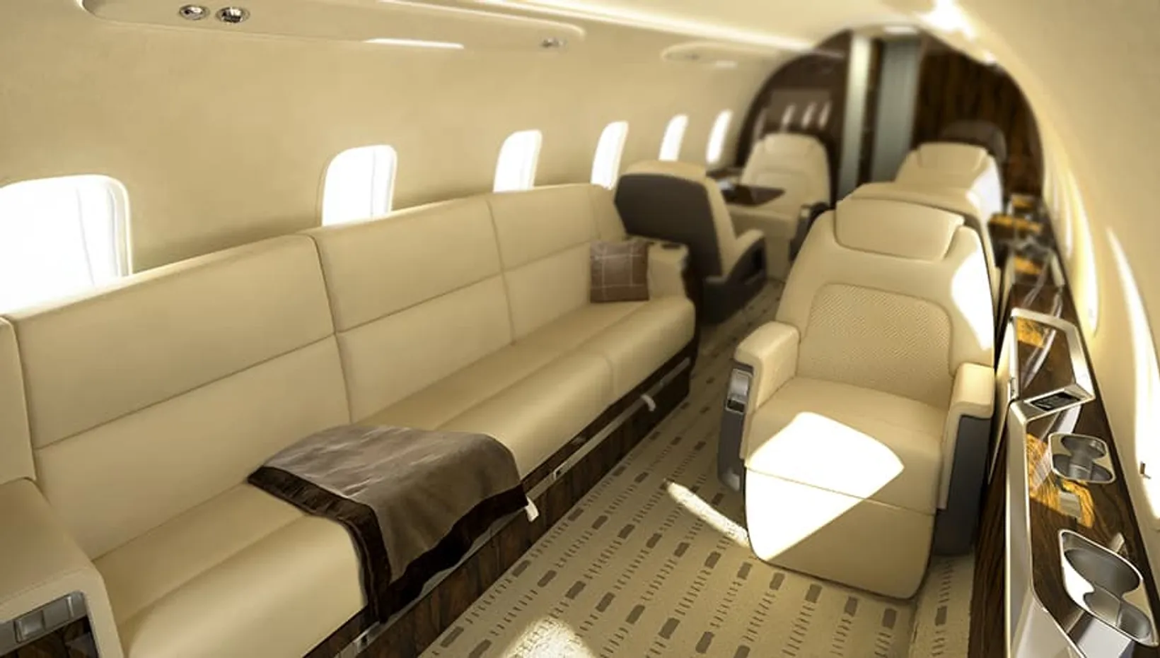 Charter a Bombardier Challenger 350 Super Midsize Jet