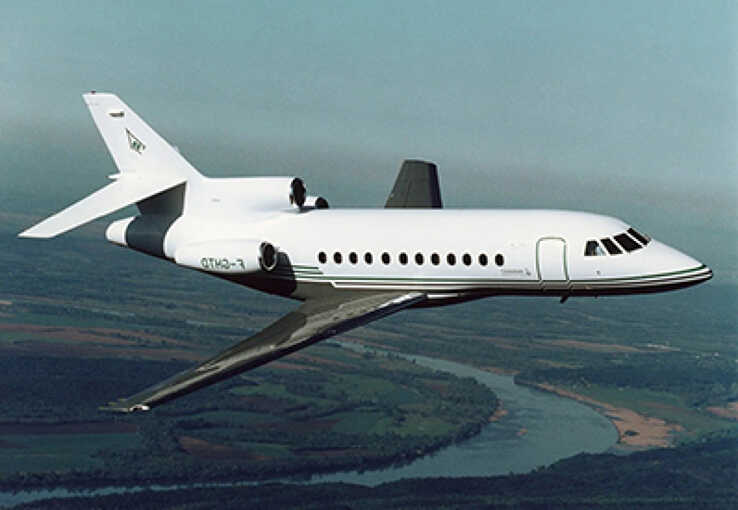 Charter a Dassault Falcon 900DX Super Large Jet