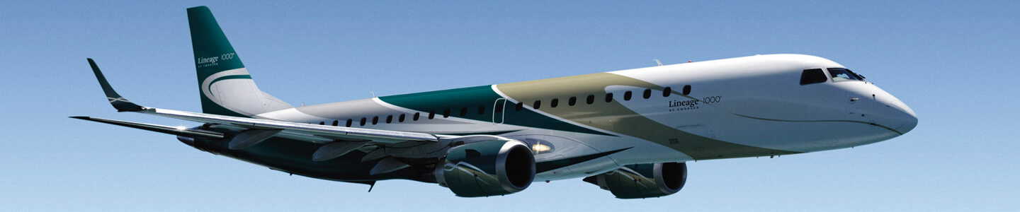 Charter a Embraer Lineage 1000 VIP Airliner
