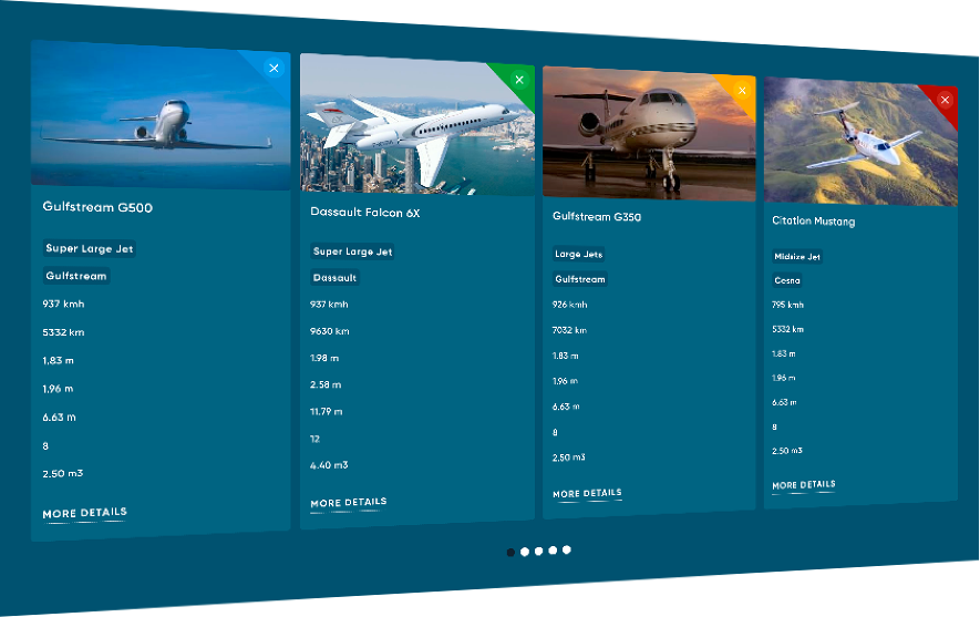 A Global Network of Private Jets