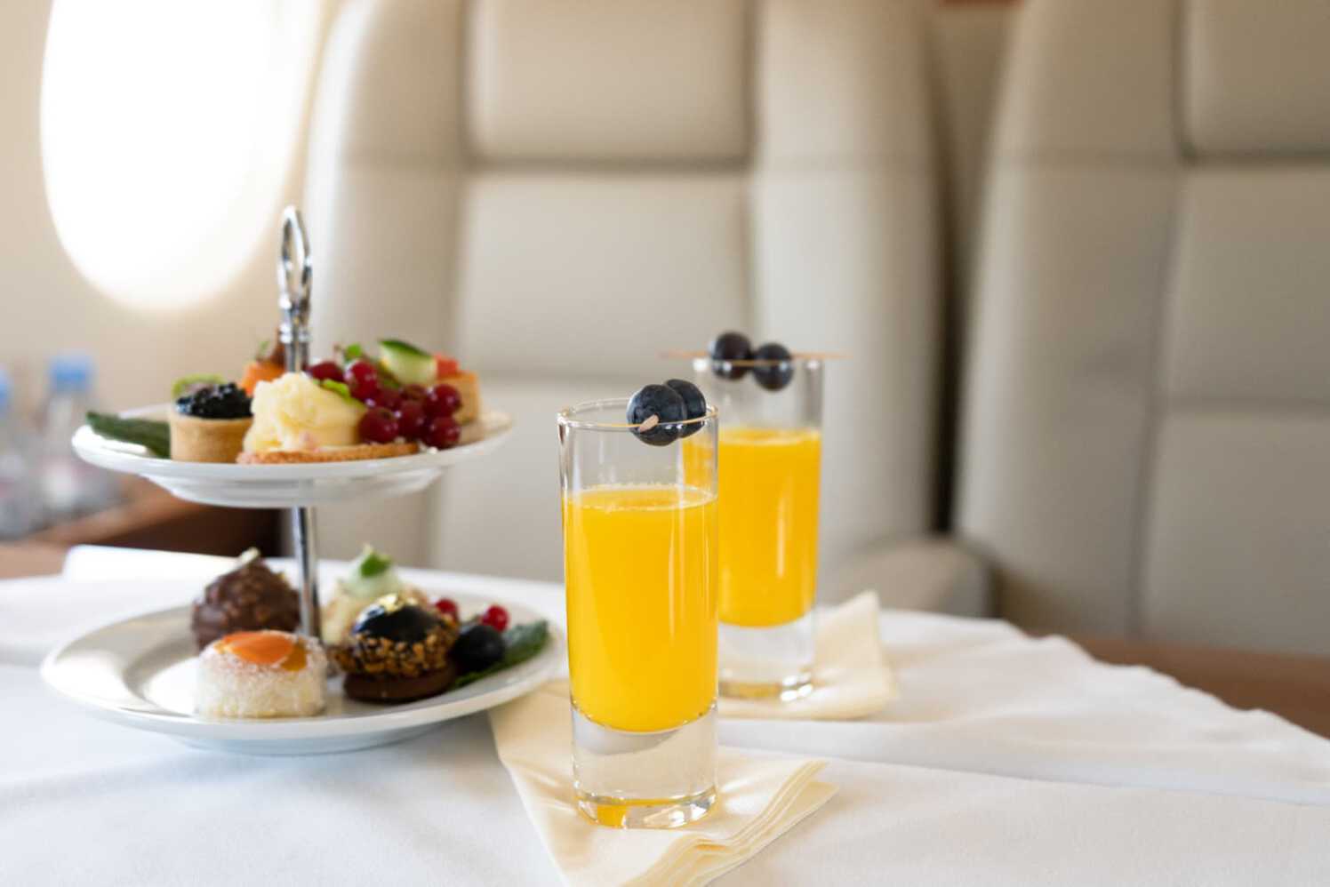 Expect Nothing but the Best From Your Private Jet Food Menu