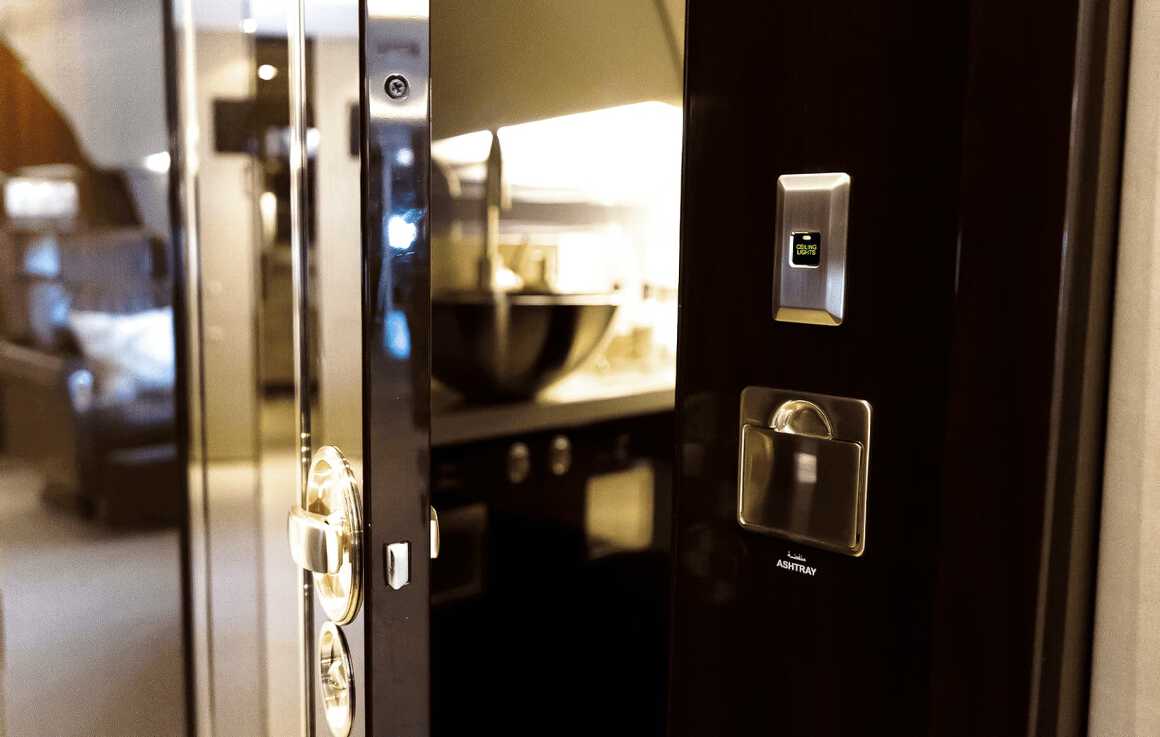 Everything you need to know about private jet bathrooms